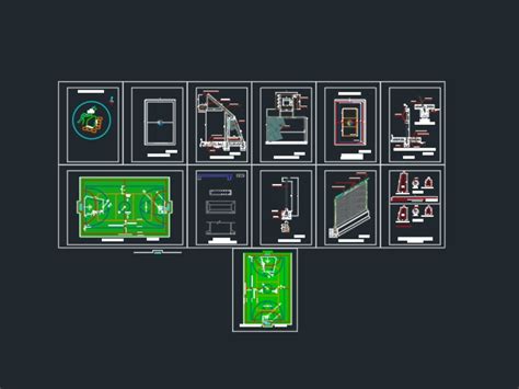 Campo De Esportes Em AutoCAD Baixar CAD 471 59 KB Bibliocad