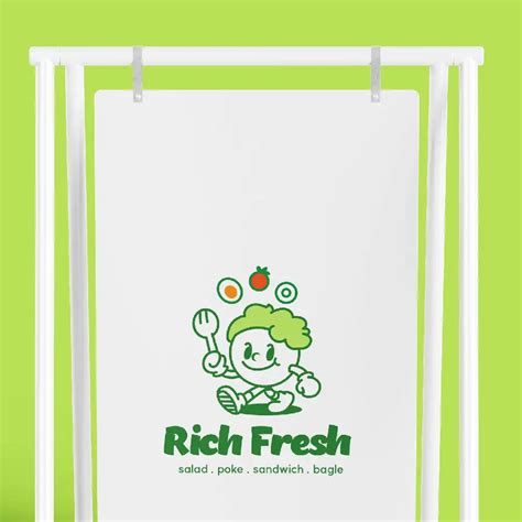 리치프레쉬 로고간판 콘테스트 리치프레쉬 디자인 의뢰는 라우드소싱