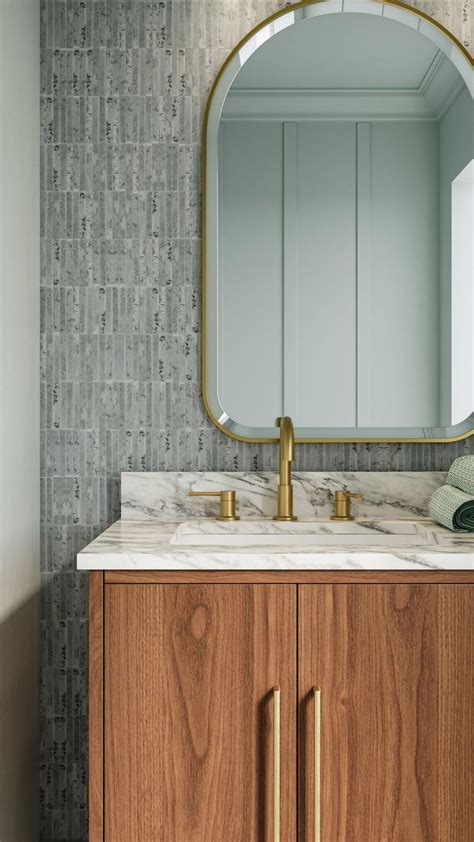 Emerald Shores Stack Marble Mosaic Marble Mosaic Floor Decor Marble