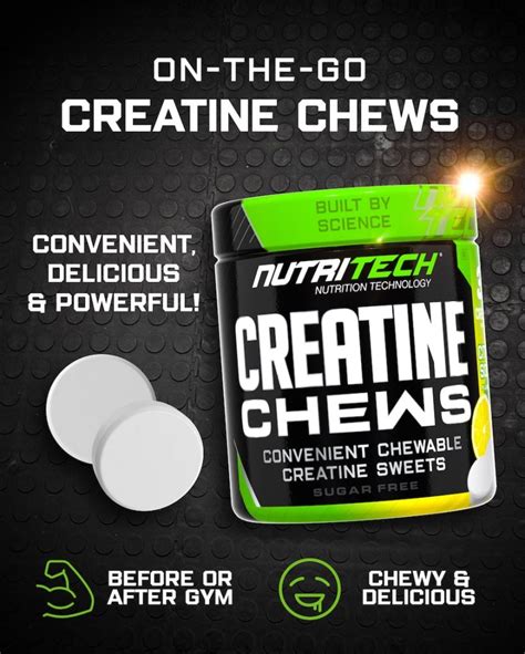 Wellness Combo Greens And Creatine Chews Nutritech Supplements South Africa