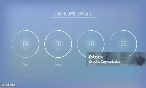 응용 프로그램 벡터 Ui 요소에 대 한 사용자 인터페이스 시계 카운트 다운 서식 파일의 일부입니다 곧 또는 건설 작업에서 카운트 다운 타이머의 디자인 건설 산업에 대한 스톡