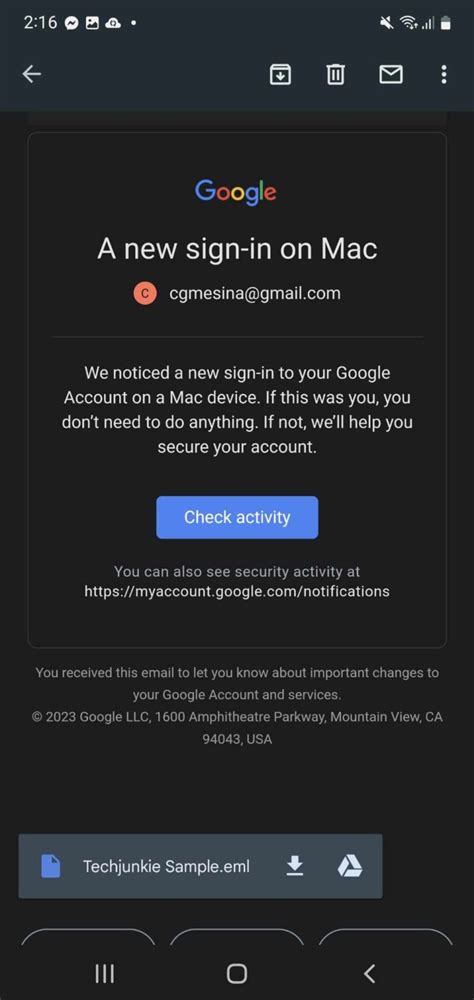 How To Open An EML File In Gmail Tech Junkie