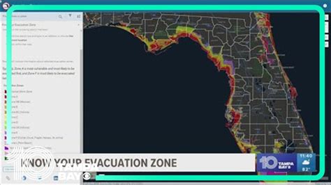 Evacuation Zone Map Of Florida Maps Of Florida