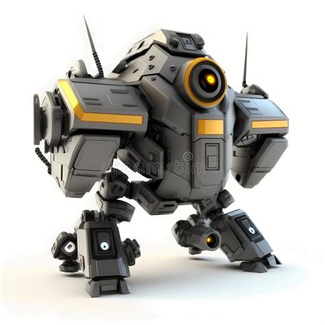 Tiny Security Character Generative Ai Stock Illustration Illustration Of Secure Science