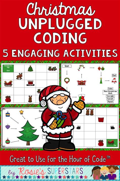 Christmas Coding Unplugged Great For Hour Of Code™