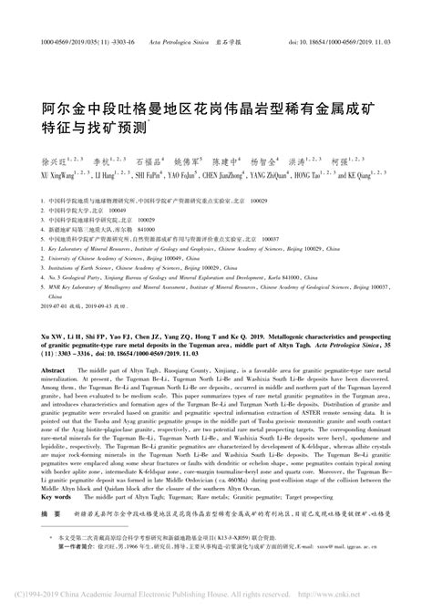 Pdf Multi Stage Magmatism Mineralization And Tectonic Setting Of The