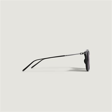 Rectangular Acetate Black Frame Sunglasses Luxury Sunglasses