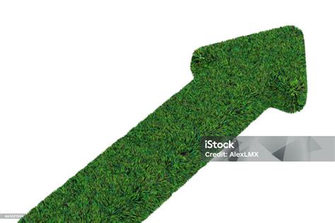 잔디 3d 렌더링에 고립 된 흰색 배경에서 화살표 0명에 대한 스톡 사진 및 기타 이미지 0명 3차원 형태 개념과 주제 Istock