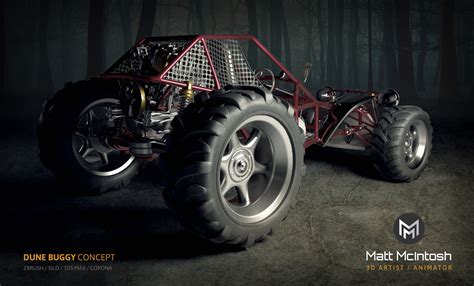 Artstation Dune Buggy Concept Model