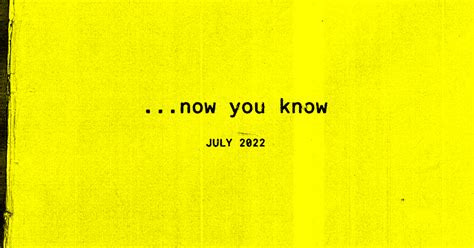 Now You Know The July Edition Supersphere