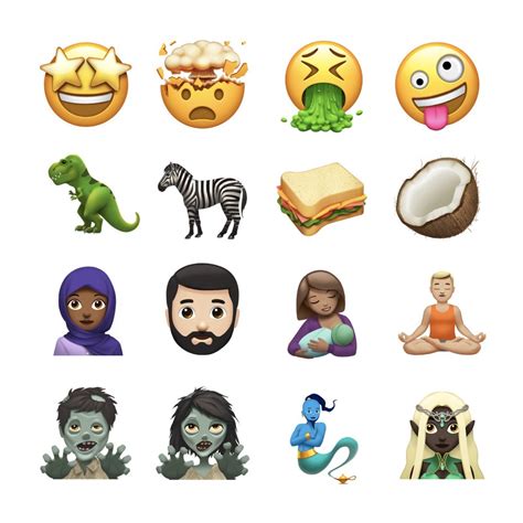 Conheça os novos emojis que chegam ao iPhone até o fim de 2017