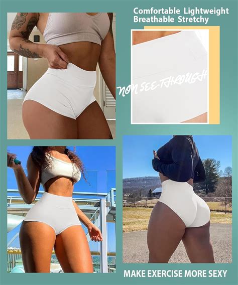 Womens High Waist Yoga Booty Shorts Workout Spandex Dance Hot Pants