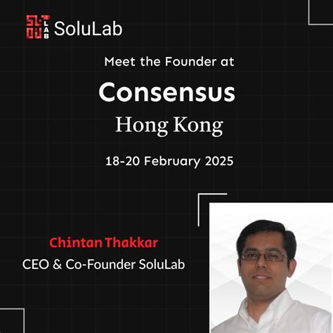 solulab on linkedin solulab consensus2025 blockchainleadership