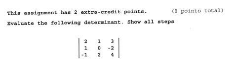 Solved This Assignment Has Extra Credit Points Points Chegg