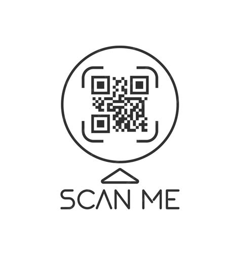 스마트폰용 Qr 코드 비문은 스마트폰 아이콘으로 나를 스캔합니다 결제용 Qr 코드 프리미엄 벡터