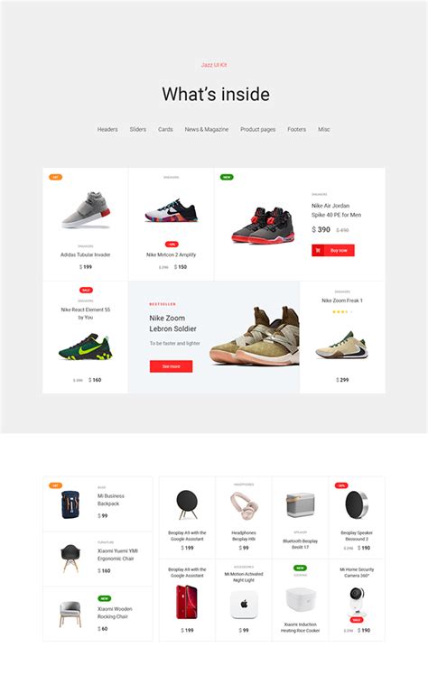 Jazz UI Kit Behance