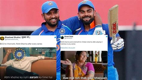 Top 10 Virat Kohli And Rohit Sharma Memes After The Duo Skip West