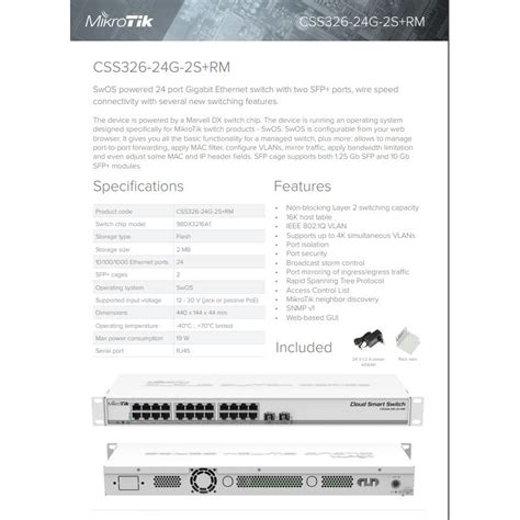Jual Mikrotik Css 326 24g 2s Rm Css326 24g 2s Rm Shopee Indonesia