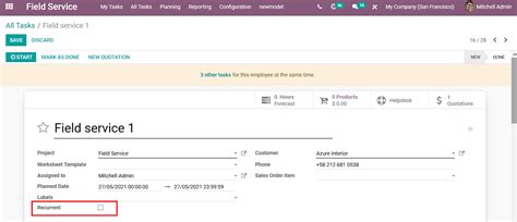 Advanced Settings In Odoo Field Service