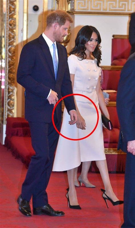 When Meghan Markle Reached For Her New Husbands Hand Last Week He