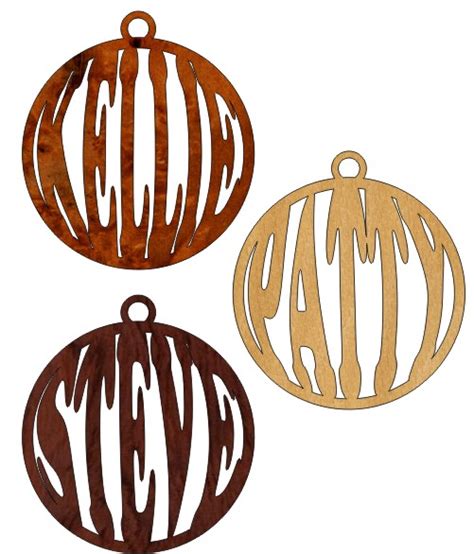 Printable Scroll Saw Christmas Ornament Patterns