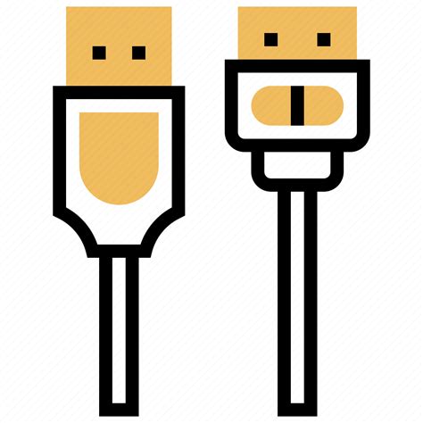 Cable Connector Line Port Usb Icon Download On Iconfinder