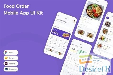 Download Food Order Mobile App Ui Kit Desirefxcom Download Food Order Mobile App Ui Kit Desirefxcom