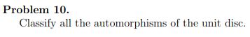 Solved Problem Classify All The Automorphisms Of The Chegg