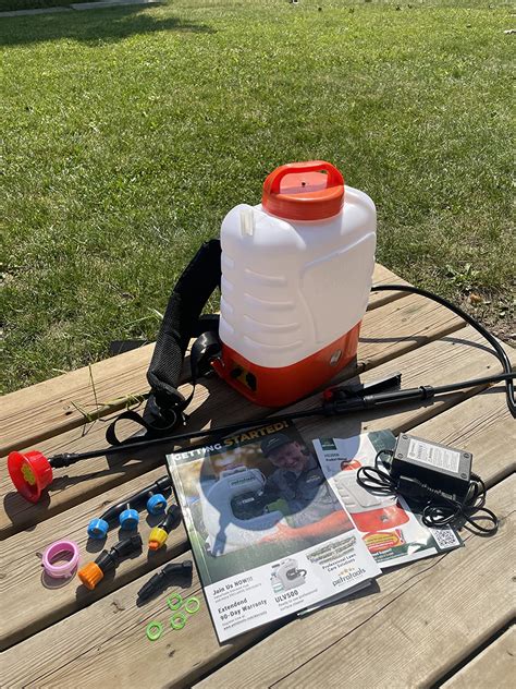 PetraTools 2 Gallon Battery Powered Sprayer Battery Powered Backpack