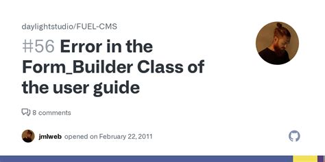 Error In The Formbuilder Class Of The User Guide · Issue 56