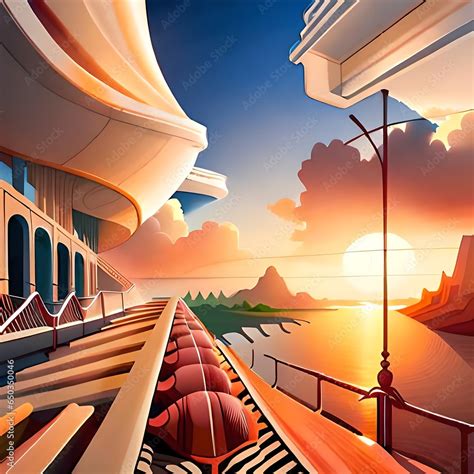 Sweltering Summer Heat With The Relentless Sun Beating Down Image Created With Generative Ai