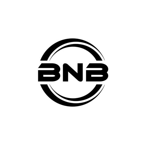 Bnb Letter Logo Design In Illustration Vector Logo Calligraphy