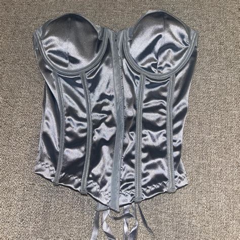 Light Blue Corset Top Worn Once Great Condition Depop