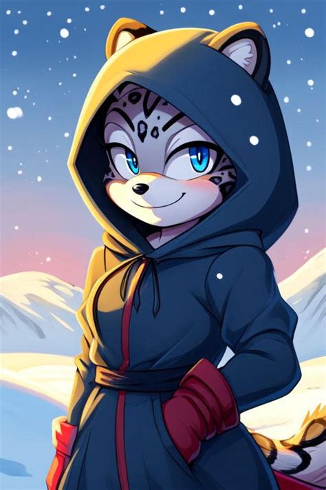 Sonic Oc Flake The Snow Leopard By C Houndog On Deviantart