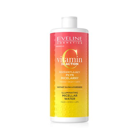 Eveline Vitamin C 3x Illuminating Micelarna Voda Za ČiŠĆenje Lica 500ml