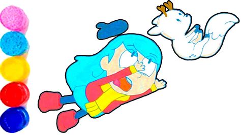 How To Draw Hilda And Twig From Hilda Series Youtube