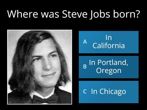 Steve Jobs Quiz