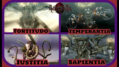 Bayonetta All Cardinal Virtue Boss Encounters Hard Mode No Damage YouTube