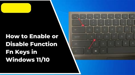 How To Enable Or Disable Function Fn Keys In Windows 11 10 Fix Functions Keys Not Working