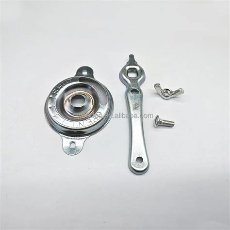 Hvac System Steel Quadrant Dial Damper Regulator Set