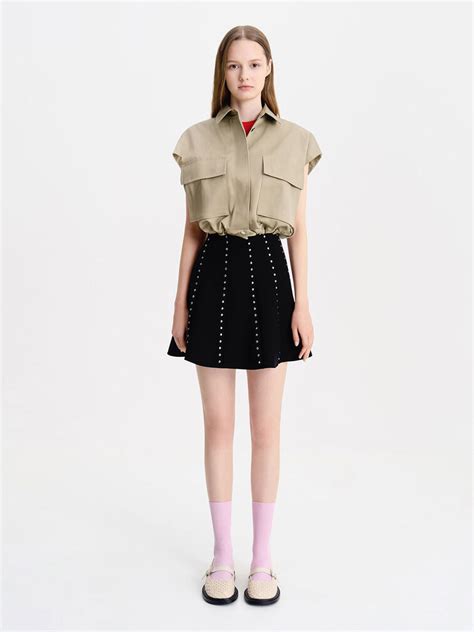 크로셰 And 레더 메리 제인 초크 세일 찰스앤키스 코리아