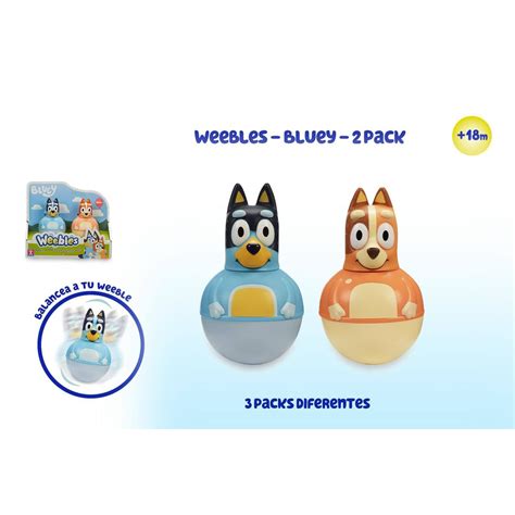 Figuras Weebles Bluey Pack 2 · Bluey · El Corte Inglés