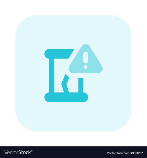 Alert For Electronic Fuse Activation Due Vector Image