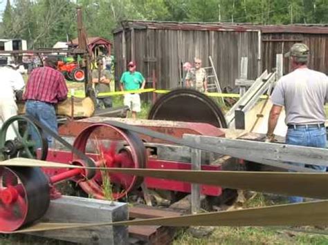 Steam Powered Sawmill Youtube