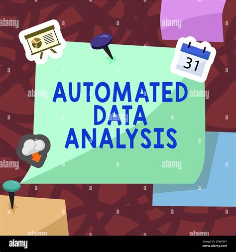 text sign showing automated data analysis business approach artificial