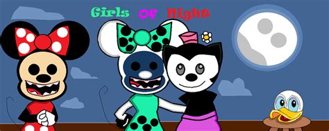 Fnatigirls Of Night By Catloulie On Deviantart