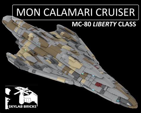Lego Moc Rebel Alliance Mon Calamari Mc 80 Liberty Class Heavy Battle