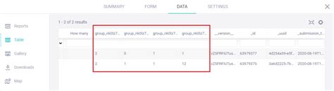 Matrix Response Question Data Management Kobotoolbox Community Forum