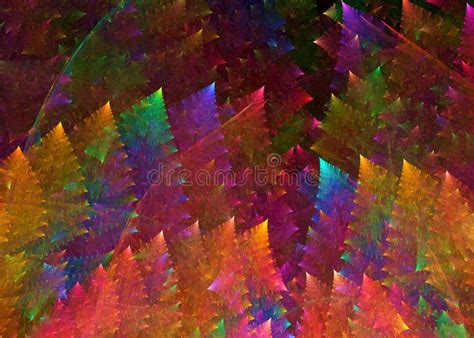 Fractal Absract Branches Stock Illustration Illustration Of Versicolor