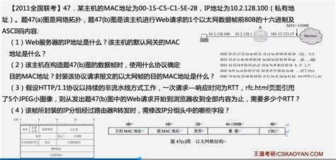 408计算机网络历年真题408计算机网络真题 Csdn博客